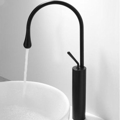 Single Lever Basin Mixture Black Tall NI01017 - Banzer India