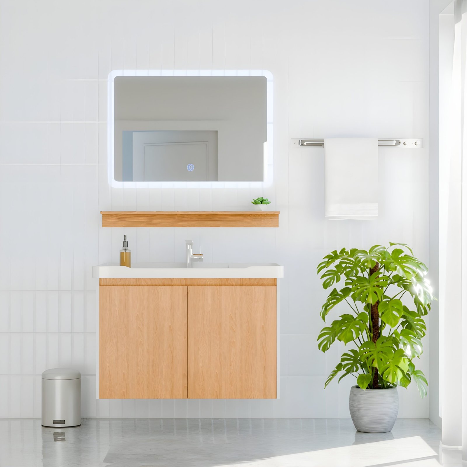 Bathroom Vanity Cabinet from BANZER made with Sintered Marble